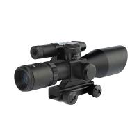 China 2.5-10x40 Dual Illuminated Tactical Hunting Scope with Red Green Laser Sight 25.4mm Tube for sale