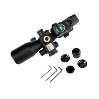 China 2.5-10x40 Dual Illuminated Tactical Hunting Scope with Red Laser and Red Dot Sight for sale