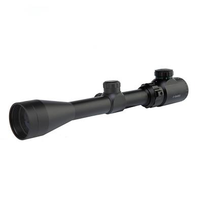 China 3-9x40E Red Fiber Riflescope Dual Illuminated Hunting Scope 323mm 1 Inch Tube for sale