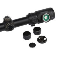 China 3-9x50E Red Green Illuminated Tactical Hunting Scope 505g High Turret Cover for sale