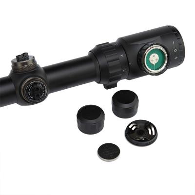 China 3-9x50E Red Green Illuminated Tactical Hunting Scope 505g High Turret Cover for sale