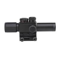 China 4X25 Tactical Hunting Scope Illuminated Red Dot Sight With Green Laser for sale