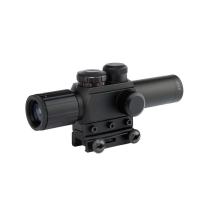 China 4X25 Tactical Hunting Scope Illuminated Red Dot Sight With Green Laser for sale