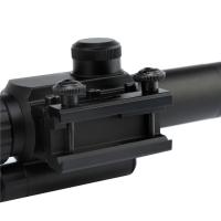 China 4X25 Tactical Hunting Scope Illuminated Red Dot Sight With Green Laser for sale