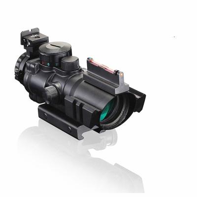 China 4x32 RGB Illuminated Glass Reticle Prism Scope 32mm Objective 25.4mm Tube for sale