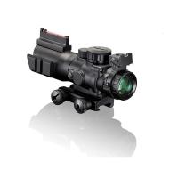 China 4x32 RGB Illuminated Glass Reticle Prism Scope 32mm Objective 25.4mm Tube for sale