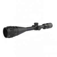 China 380mm 6-24x50AO IR Tactical Hunting Scope with Rings Red Green Illumination for sale