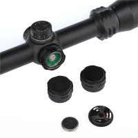 China 380mm 6-24x50AO IR Tactical Hunting Scope with Rings Red Green Illumination for sale