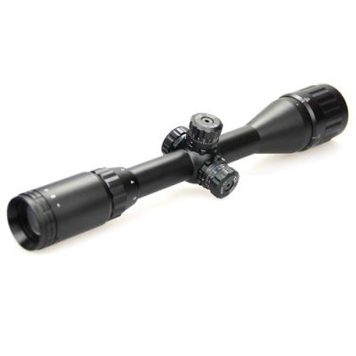 China 6-24x50mm 3 Color Illuminated Reticle Tactical Hunting Scope 680g Lockable Turret for sale