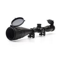 China 6-24x50mm 3 Color Illuminated Reticle Tactical Hunting Scope 680g Lockable Turret for sale