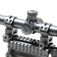 China 6-24x50mm 3 Color Illuminated Reticle Tactical Hunting Scope 680g Lockable Turret for sale