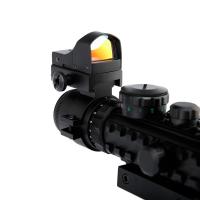China 3-10x40 Dual Illuminated Hunting Rifle Scope with Red Dot Laser Sight 25.4mm Tube for sale