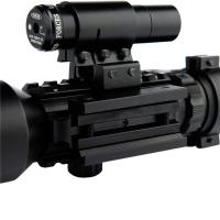 China 3-10x40 Dual Illuminated Hunting Rifle Scope with Red Dot Laser Sight 25.4mm Tube for sale