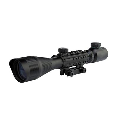 China 4-12x50E Tactical Hunting Scope Tri-Rail 11/20mm Converted Mount 25.4mm Tube for sale