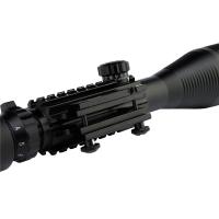 China 4-12x50E Tactical Hunting Scope Tri-Rail 11/20mm Converted Mount 25.4mm Tube for sale