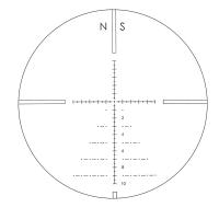 China 2.5-15x50 SFIR Illuminated Reticle Scope 30mm Tube 11 Levels Glass Reticle for sale