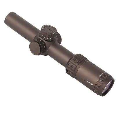 China HD Lens 1.2-6x24IR Long Range Adjustable Reticle Scope Loch Turret Quick Acquisition for sale