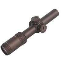 China HD Lens 1.2-6x24IR Long Range Adjustable Reticle Scope Loch Turret Quick Acquisition for sale