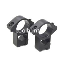 China 11mm Dovetail Scope Rings Mounts 25.4mm 30mm Tube Diameter Aluminum Alloy Black for sale