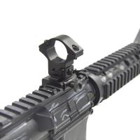 China Aluminum Alloy Scope Rings Mounts 25mm Diameter 12mm Height 11mm Rail for sale