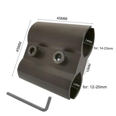 China Swivel Clamp Tactical Barrel Ring Mount Holder 25mm Flashlight Laser Sight Mount for sale