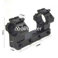China LD2002 Picatinny Ring Mounts Dovetail Base 20mm Scope Mount for sale