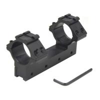 China 30mm 11mm Dovetail Scope Rings Mount with 20mm Weaver Rail Aluminum Alloy 154g for sale