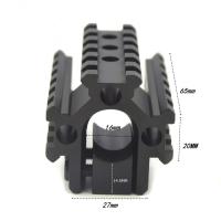 China M044 20mm Weaver Scope Rings and Mounts Black Matte Aluminum Alloy 44mm Height for sale