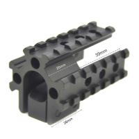 China M044 20mm Weaver Scope Rings and Mounts Black Matte Aluminum Alloy 44mm Height for sale