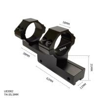 China LB3002 Scope Rings And Mounts 11mm Dovetail Base 30mm Ring Mount for sale