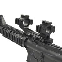 China Black ARS Scope Rings And Mounts Tri Rail Weaver 30mm Rings for sale