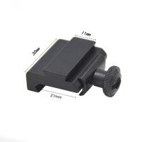 China 20mm to 11mm Scope Rings Mounts Aluminum Converter Rail Dovetail Base Adapter for sale