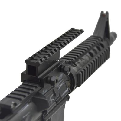 China M4 M16 Picatinny Rail Weaver Base and Rings 21-21mm Aluminum Alloy 145mm for sale