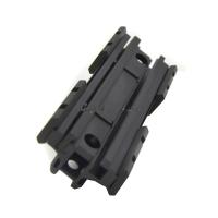 China Aluminum Alloy Tactical Picatinny Riser Rail 21mm Black Extend Mount for MP5 G3 133mm for sale