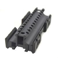 China Aluminum Alloy Tactical Picatinny Riser Rail 21mm Black Extend Mount for MP5 G3 133mm for sale