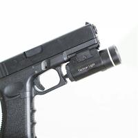China 6061-T6 Aluminum Picatinny Rail LED Flashlight 450LM 1300mAh Tactical Weapon Light for sale