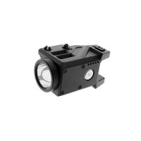 China Compact Handgun Rechargeable Tactical Led Flashlight 550lm Aircraft Grade for sale