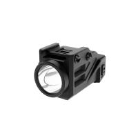 China Compact Handgun Rechargeable Tactical Led Flashlight 550lm Aircraft Grade for sale