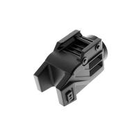 China Compact Handgun Rechargeable Tactical Led Flashlight 550lm Aircraft Grade for sale