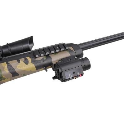 China 1000 Lumen 2 in 1 Tactical Flashlight with Red Laser Sight 635nm 500m for sale