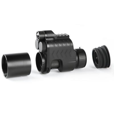 China 4XHD Night Vision Hunting Scope Monocular 5M 3M 2M 1080P Video Recording with IR Illuminator for sale