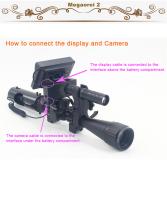 China HD720P Night Vision Hunting Scope 200-400m Anti Shock Outdoor Riflescope for sale