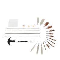 China Universal Leather Gun Cleaning Brush Kit for 410 22 Cal Rifle Shotgun Pistol for sale