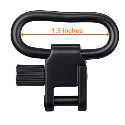 China Hunting Shooting Metal Sling Swivels Quick Detach 1.25 Inch 1.5 Inch for Short Guns for sale