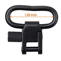 China Hunting Shooting Metal Sling Swivels Quick Detach 1.25 Inch 1.5 Inch for Short Guns for sale