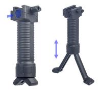 China 6-9 INCH Rifle Tactical Grip With Retractable Bipod 23cm/9'' for sale