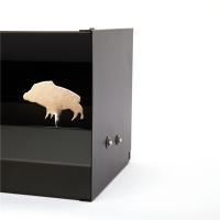 China Airsoft Magnetic Shooting Target Accessories Bullet Box 22x19.5x49cm for .22 .177 Caliber for sale