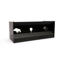 China Airsoft Magnetic Shooting Target Accessories Bullet Box 22x19.5x49cm for .22 .177 Caliber for sale