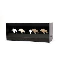 China Airsoft Magnetic Shooting Target Accessories Bullet Box 22x19.5x49cm for .22 .177 Caliber for sale