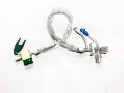 China PVC Disposable Closed Suction Catheter Single Use ICU Respiratory Care 6FR 12FR for sale